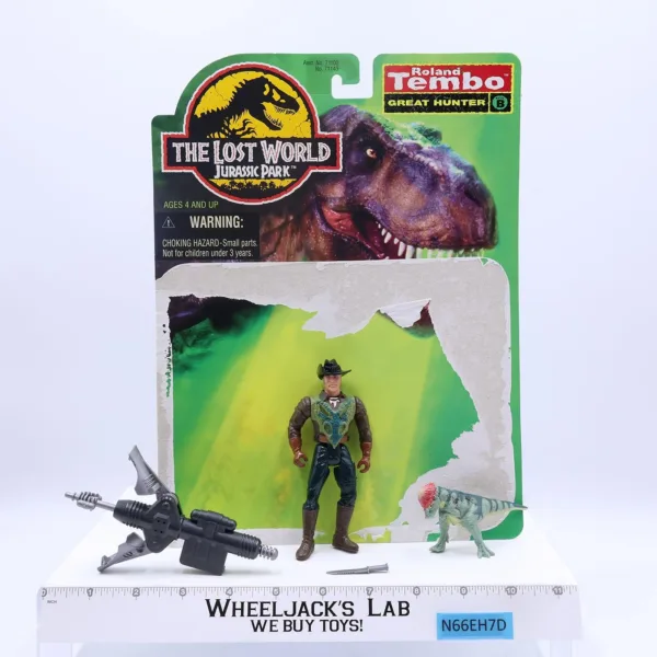 Roland Tembo 100% Complete Jurassic Park The Lost World Kenner W ...