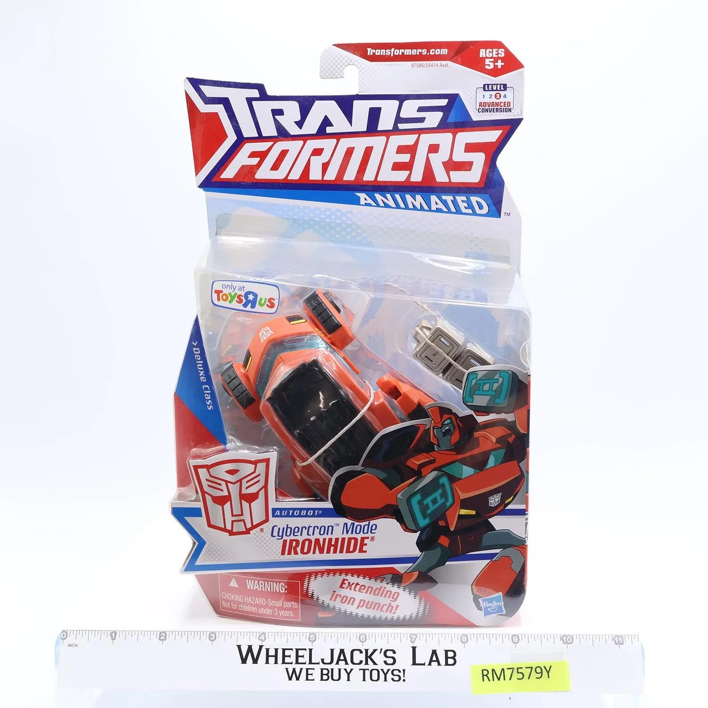 Cybertron Mode Ironhide Transformers Animated 2010 Hasbro NEW SEALED ...