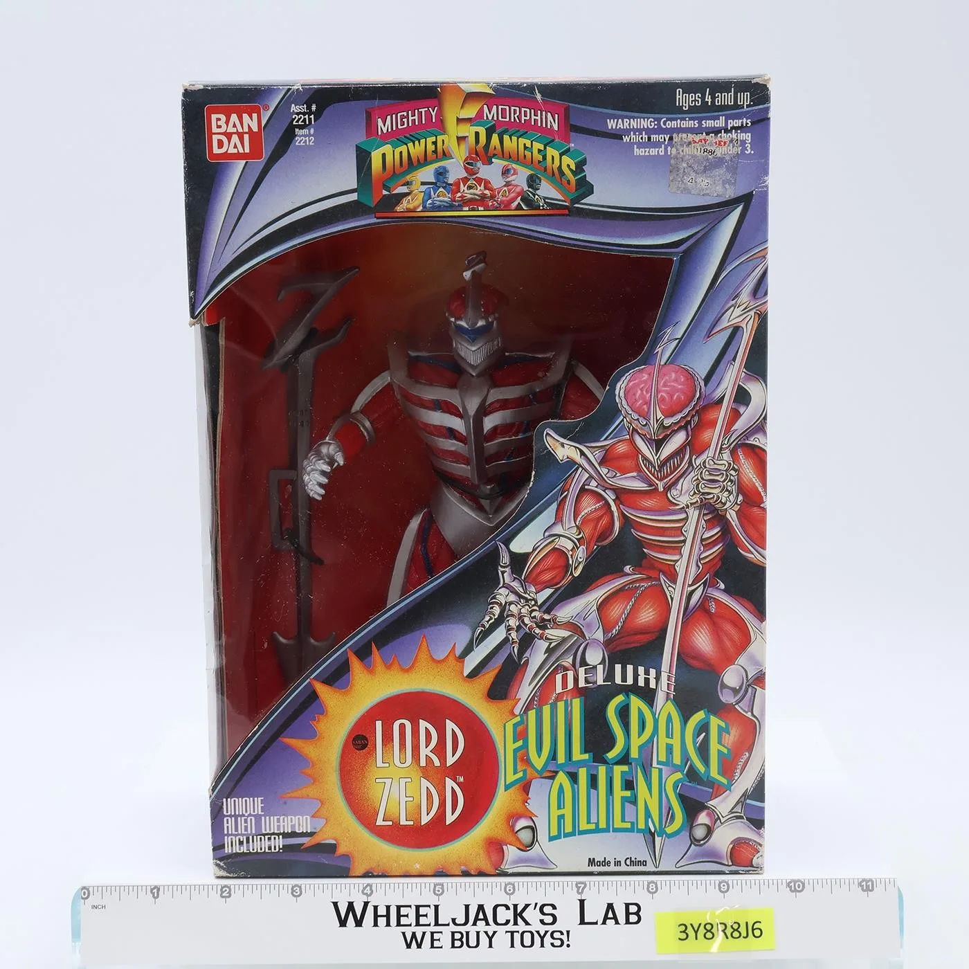 Lord Zedd Mighty Morphin Power Rangers 1994 Bandai Action Figure NEW ...