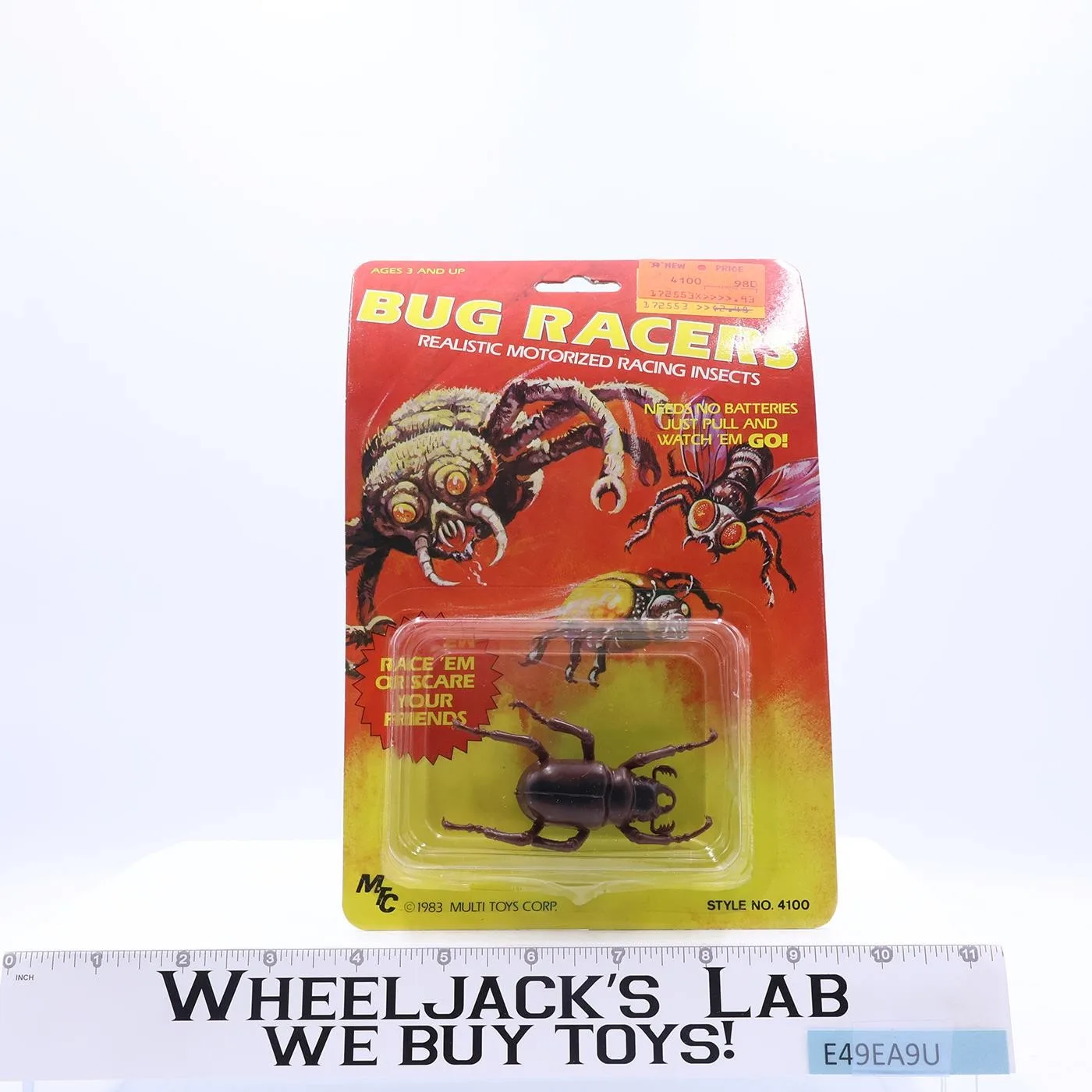 Beetle Bug Racers Motorized Racing Insects Multi Toys Corp 1983 Figure ...