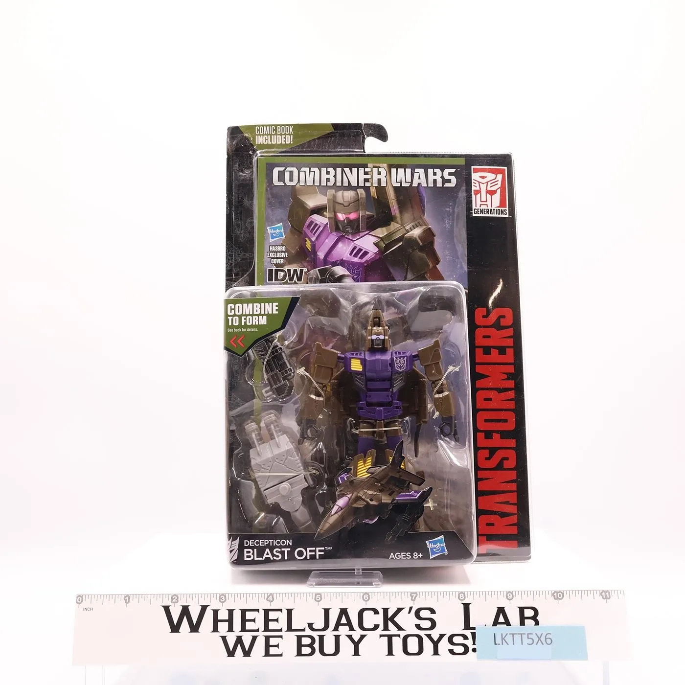 Blast Off W/ Comic Transformers Combiner Wars 2015 Hasbro Figure NEW ...