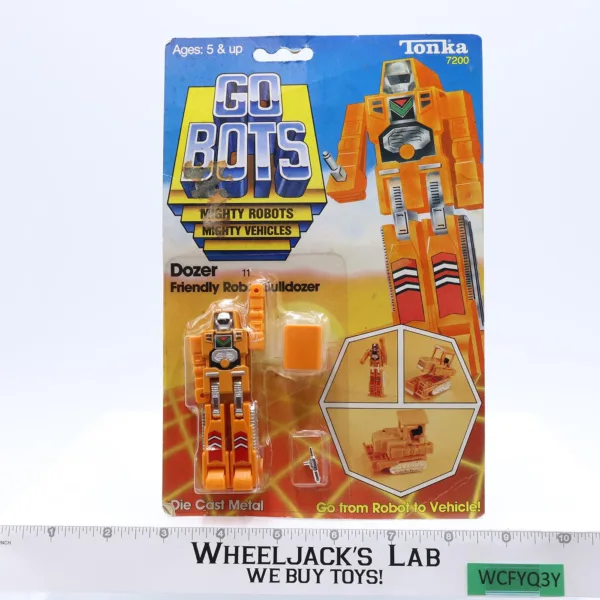 Dozer Robot Bulldozer Mighty Robots 1983 Tonka Gobots Vintage Figure ...