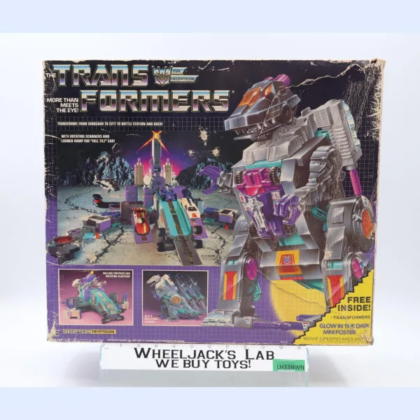Trypticon 100% Complete W/Box & Insert 1986 VintageG1 Transformers ...