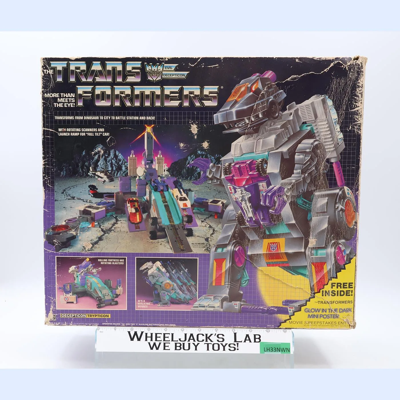 Trypticon 100% Complete W/Box & Insert 1986 VintageG1 Transformers ...