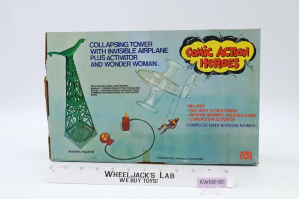 Collapsing Tower W/ Invisible Airplane Comic Action Heroes 1976 Mego ...