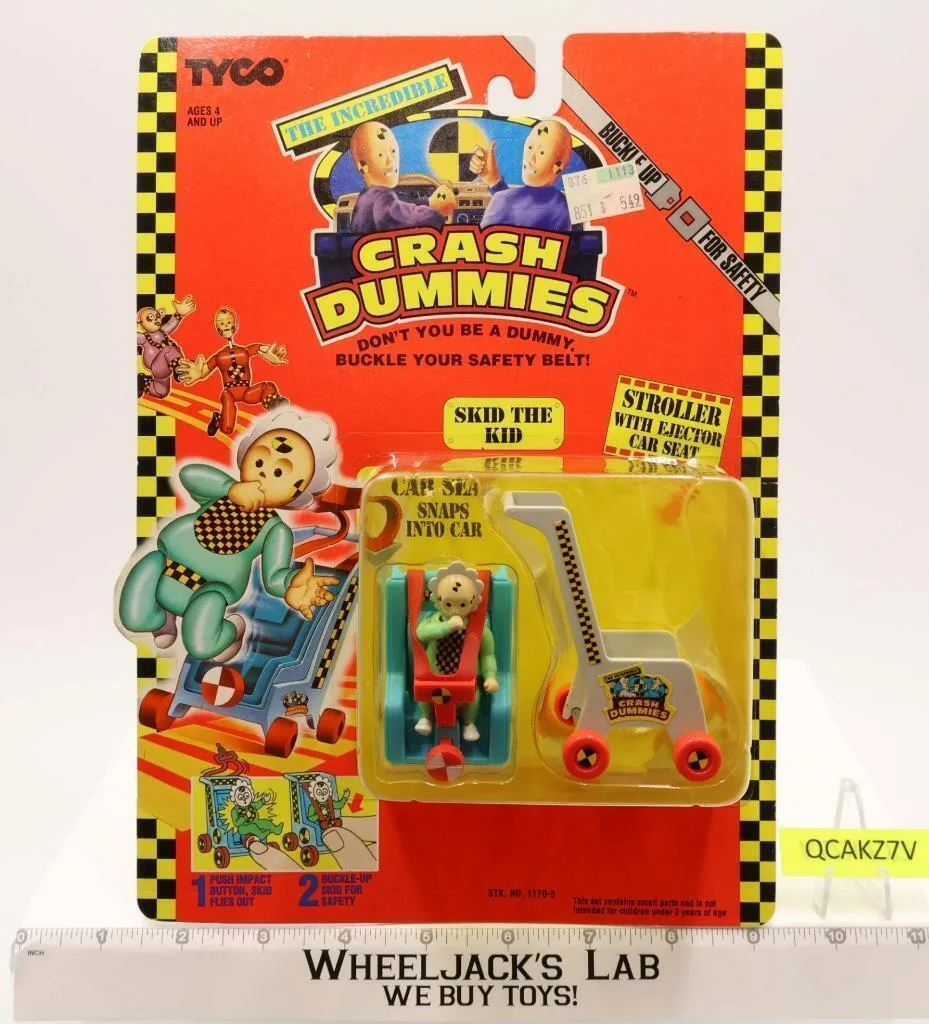 Skid the Kid The Incredible Crash Dummies 1991 Tyco NEW SEALED MOSC ...