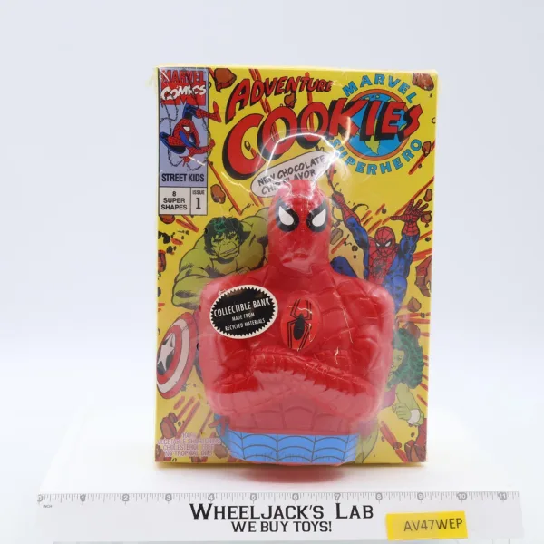 Spider Man Adventure Cookies Collectible Bank Marvel Comics Street Kids ...