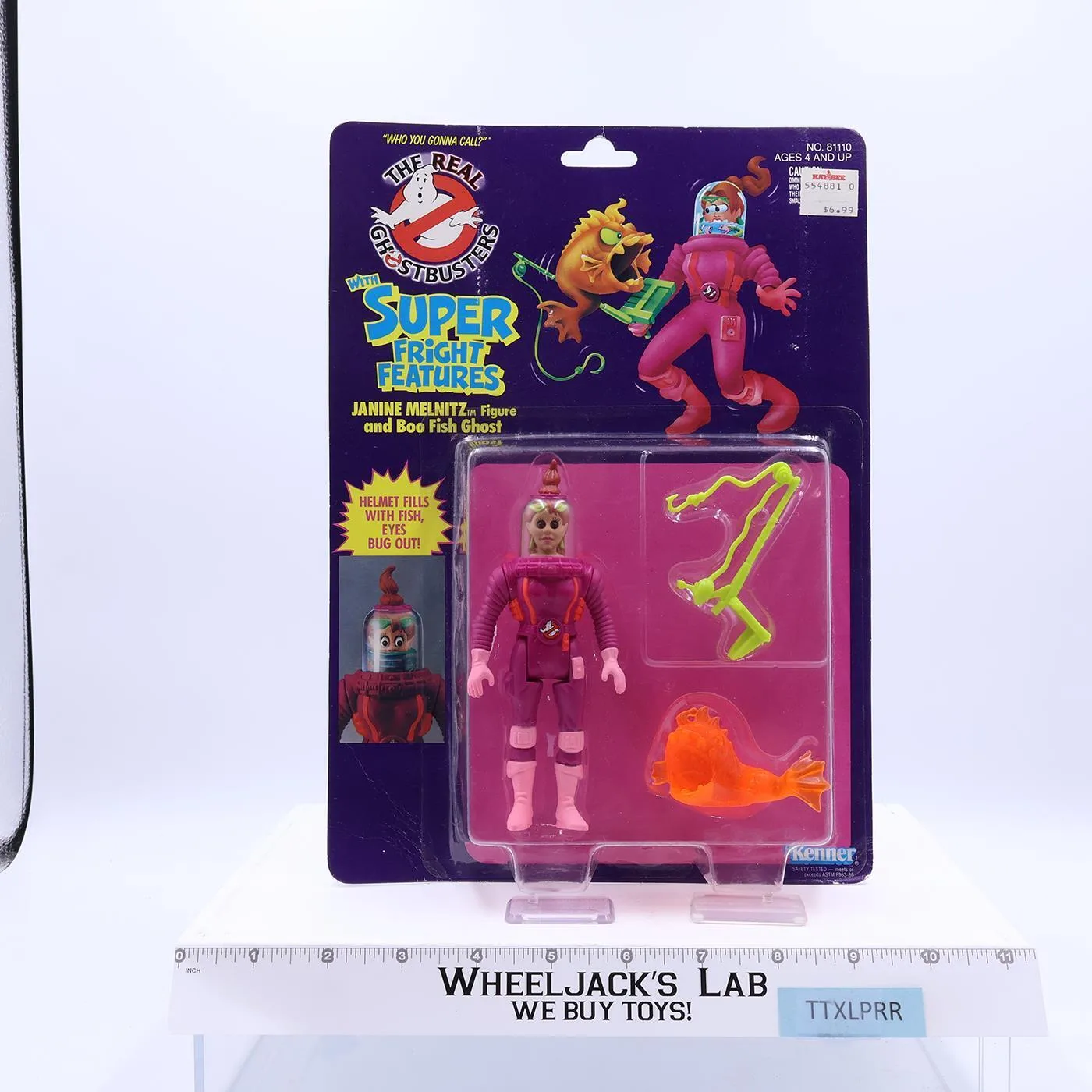 Janine Melnitz Super Fright Features The Real Ghostbusters Kenner NEW ...