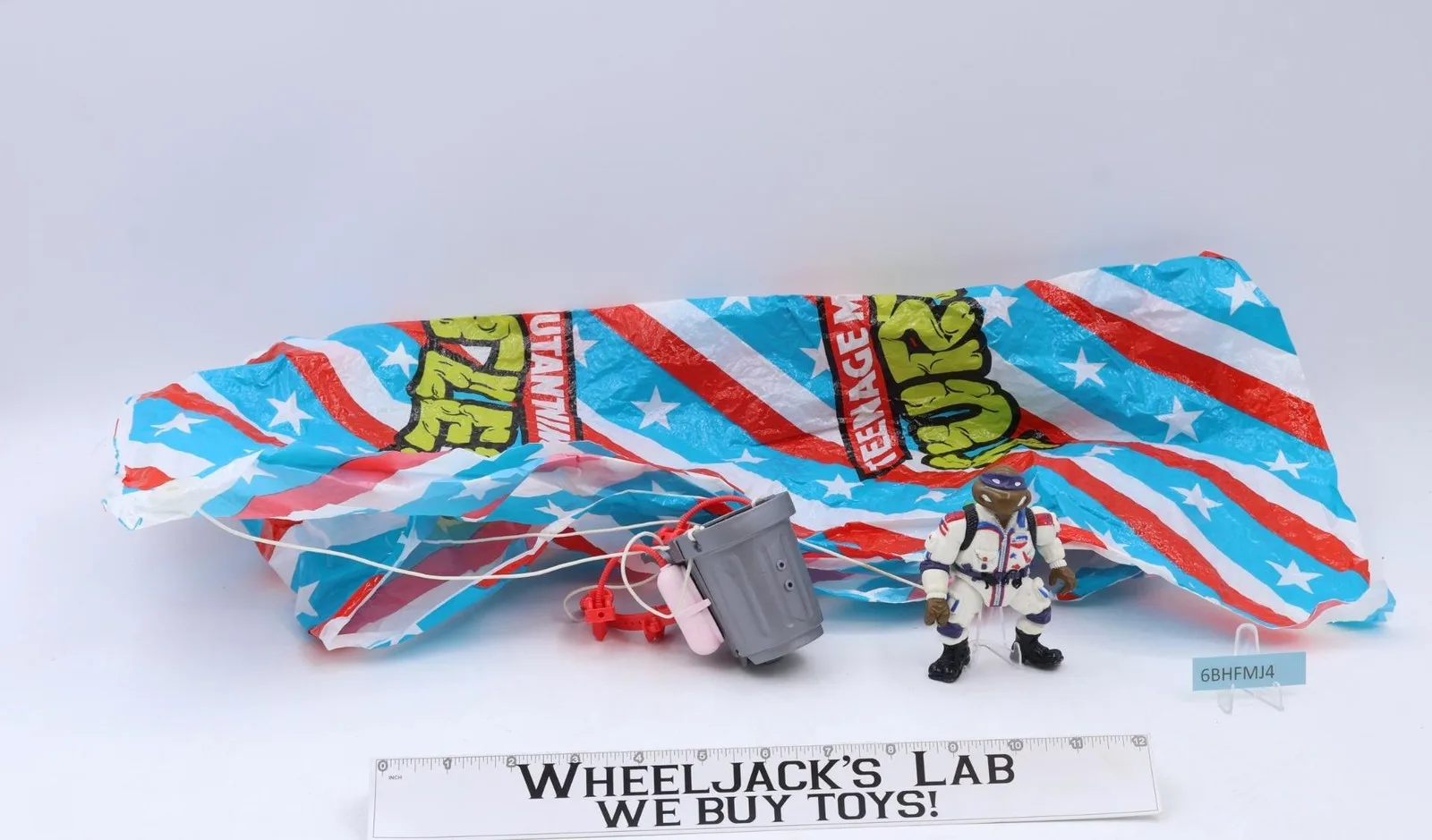 Turtle Trooper Parachute Complete Teenage Mutant Ninja Turtle 1988 ...