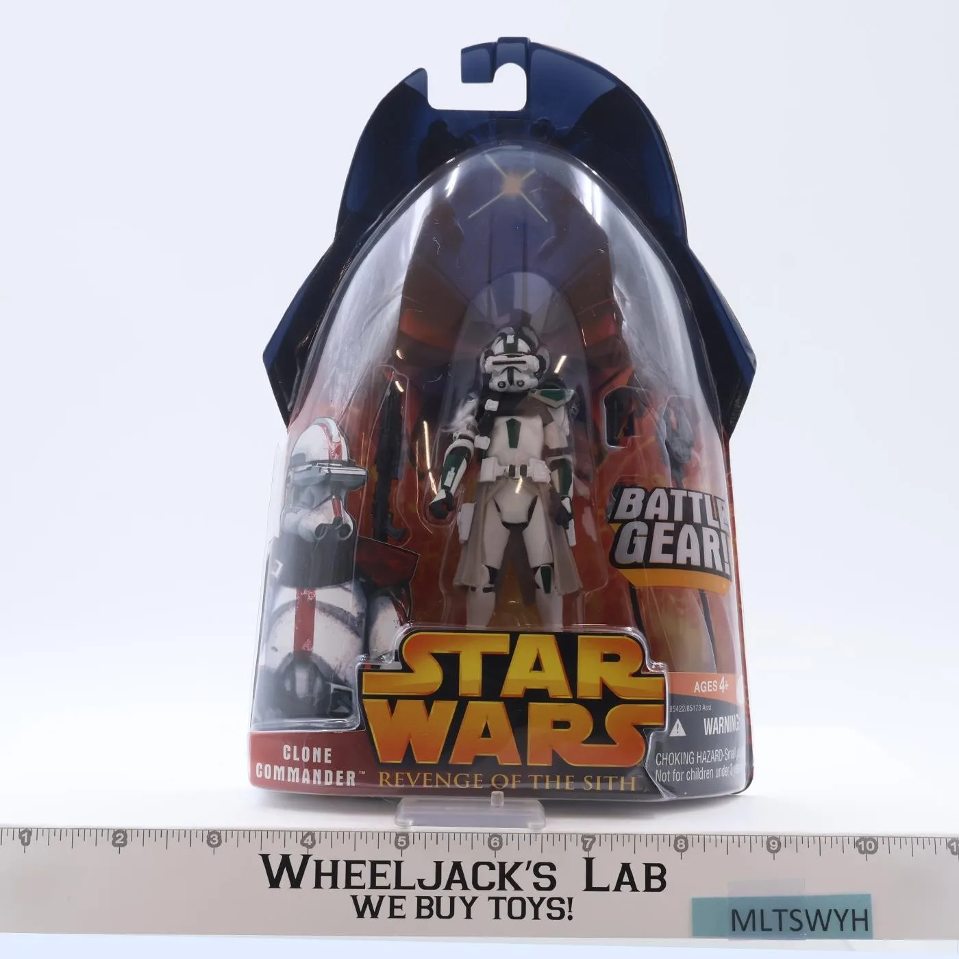 Clone Commander Star Wars Revenge of the Sith 2005 Hasbro Figure NEW ...