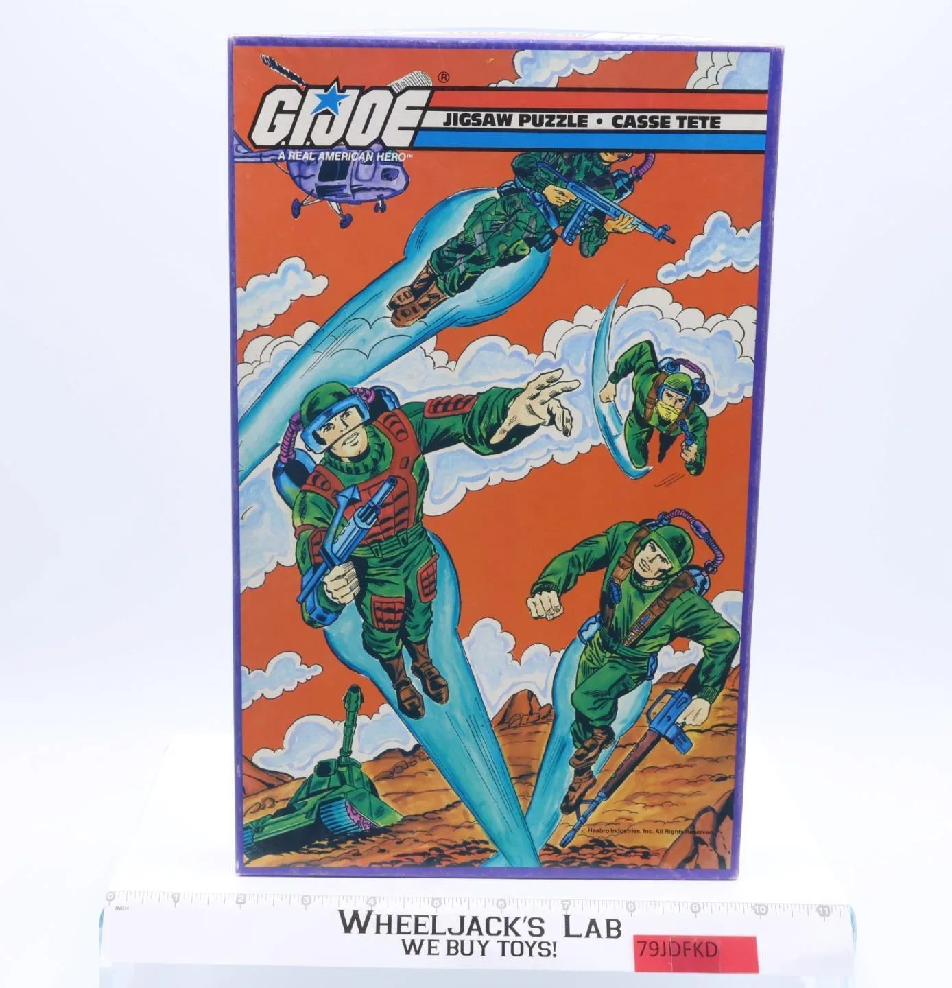 G.I. Joe Puzzle 1982 Hasbro APC 200PC Jigsaw Puzzle 11" x 17 ...