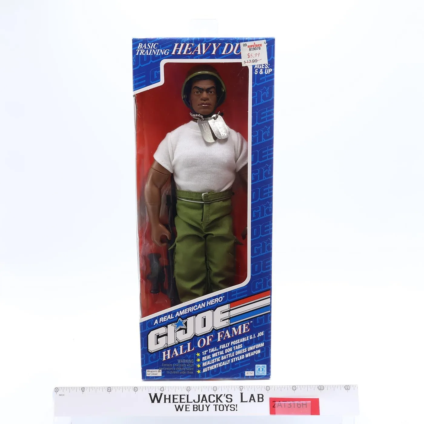 Basic Training Heavy Duty 100% Complete GI Joe 12" Hall of Fame Vintage ...
