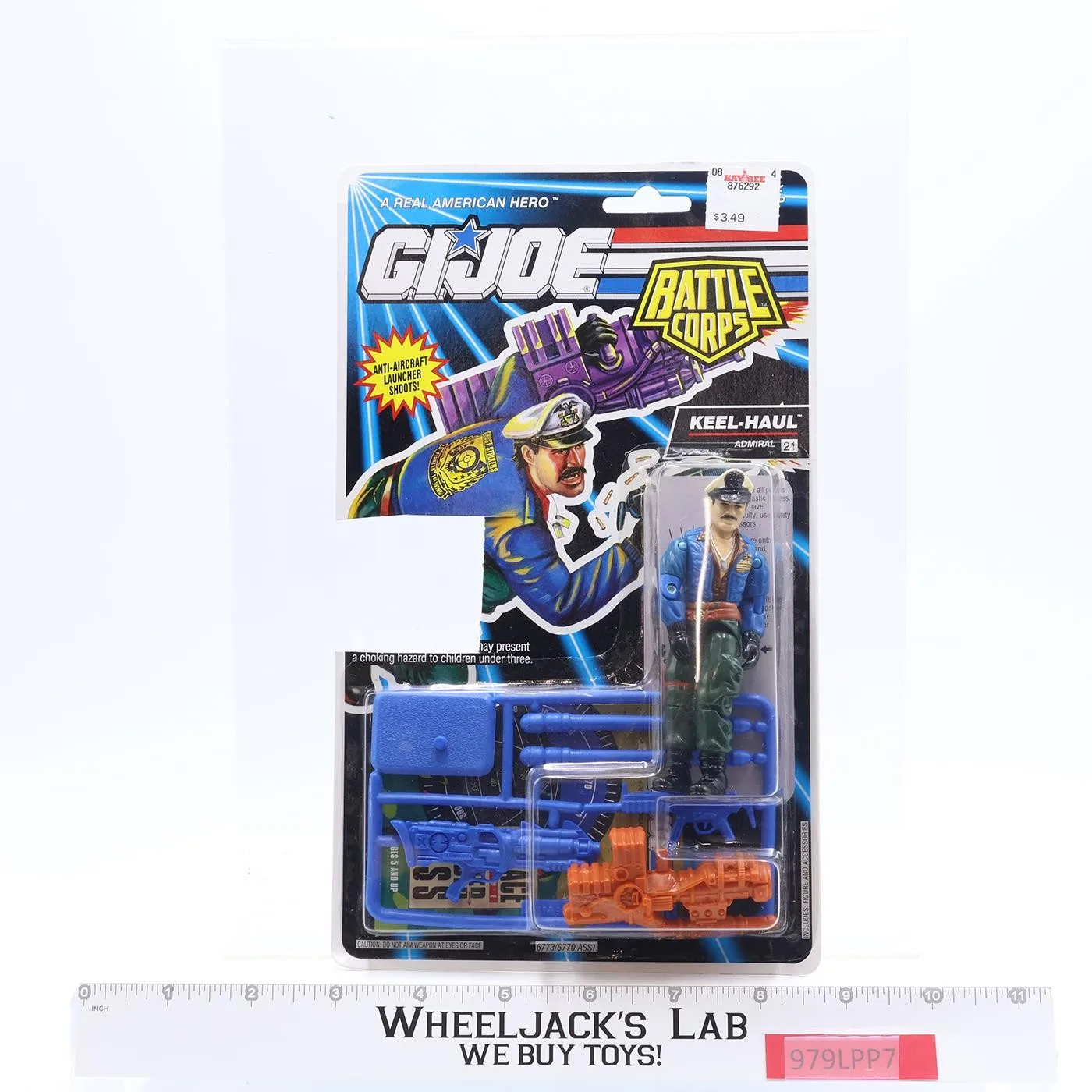 Keel-Haul GI Joe Battle Corps 1992 Hasbro 18-Back Action Figure NEW ...