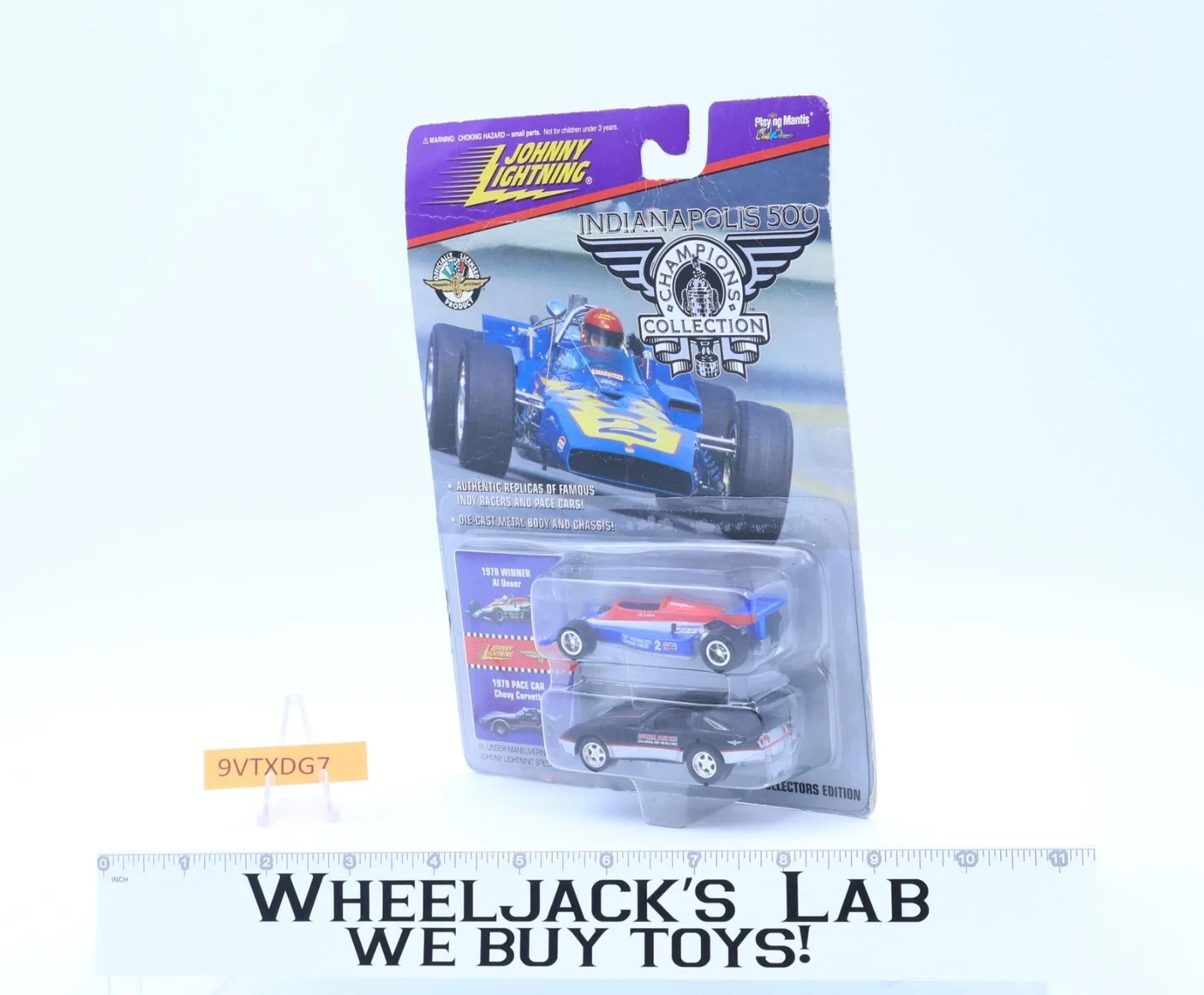 Johnny Lightning Indianapolis 500 Champions Collection 1996 Playing Mantis MOSC - Wheeljack's Lab