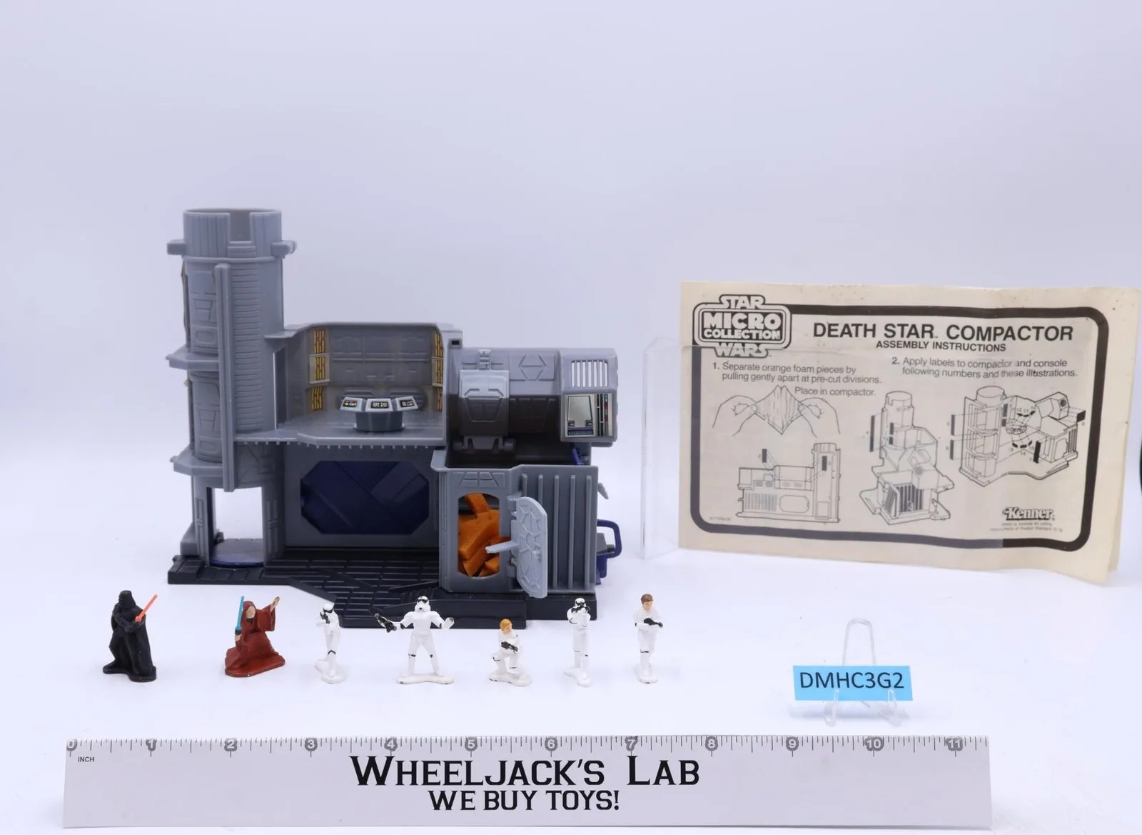 Death Star Compactor 100% Complete Star Wars MICRO COLLECTION 1982 ...