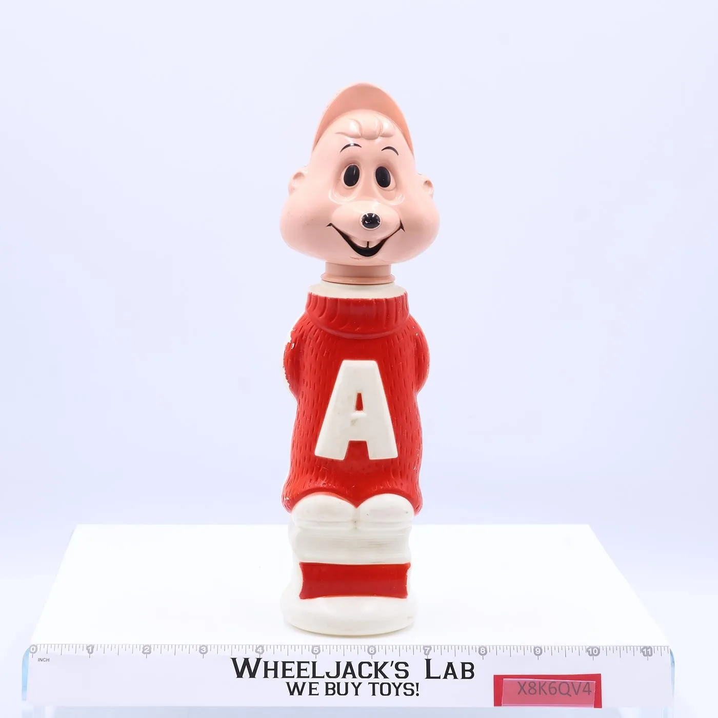 Alvin Chipmunk Soaky Bubble Bath EMPTY Bottle 1960s Ross Bagdasarian Colgate Vtg - Wheeljack's Lab