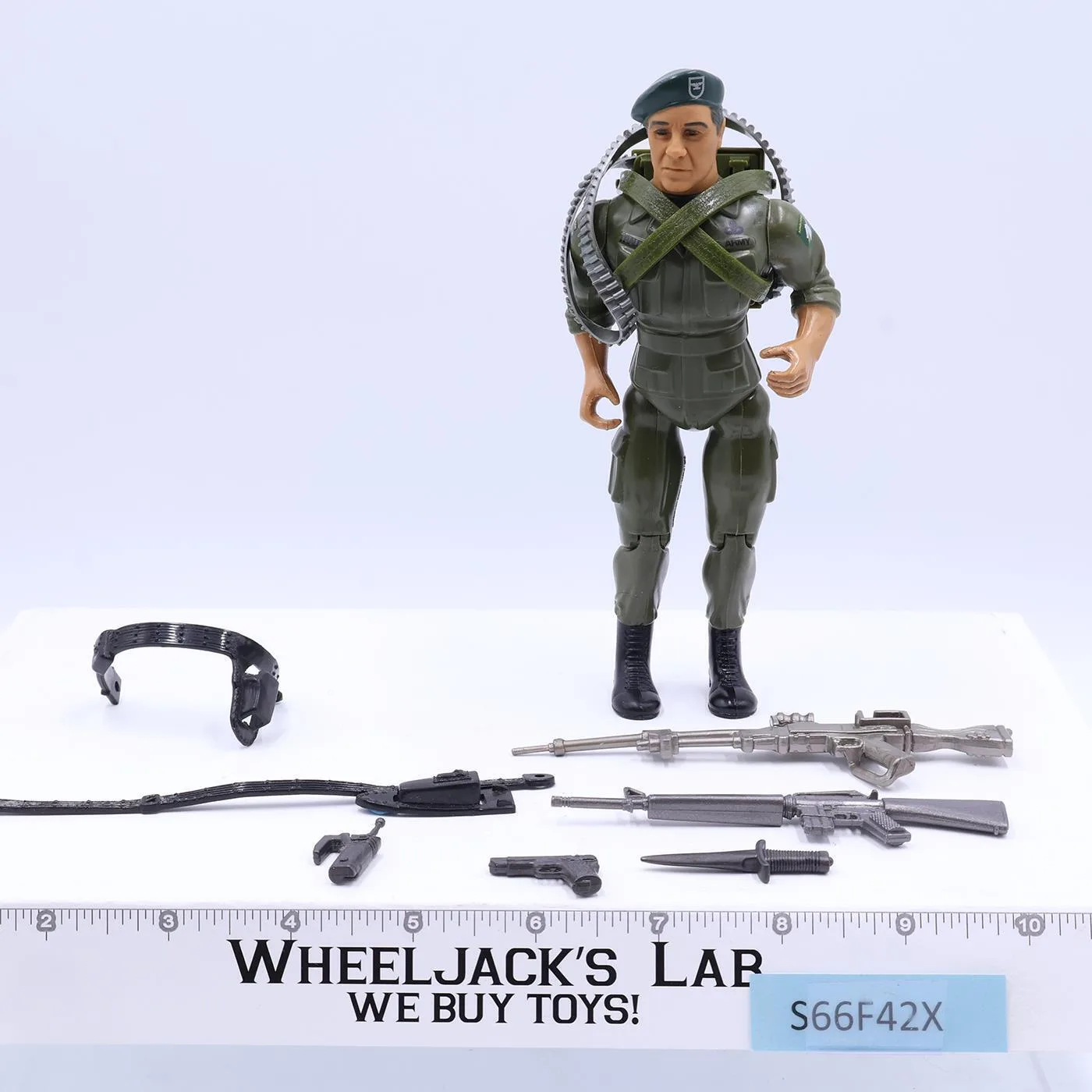 Colonel Trautman 100% Complete Rambo 1985 Coleco Vintage Action Figure ...