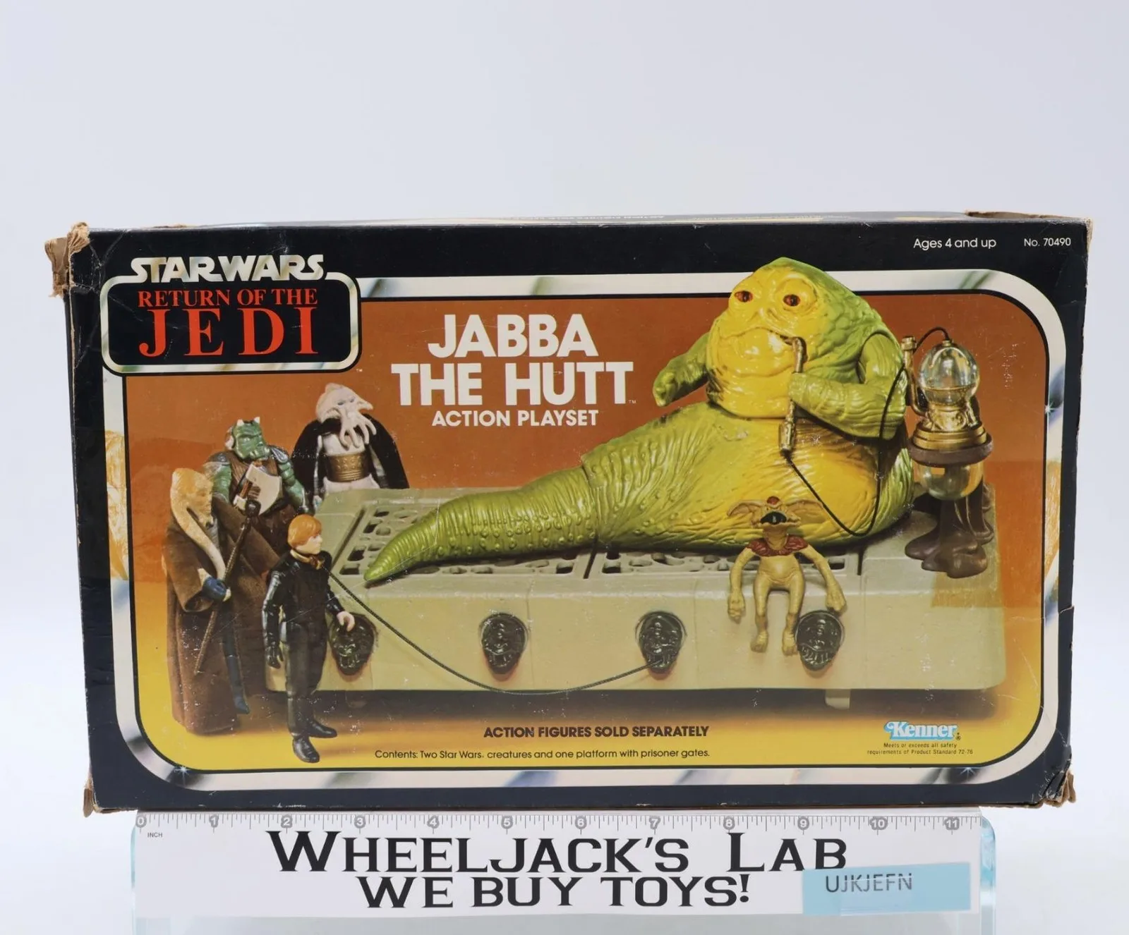 Jabba the Hutt Action Playset Complete W/ Box Star Wars 1983 Kenner Vintage - Wheeljack's Lab