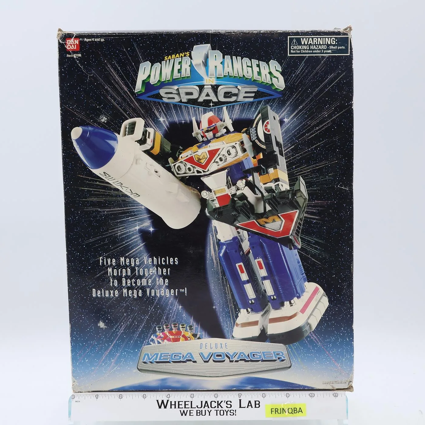 Deluxe Mega Voyager Complete Power Rangers In Space 1997 Bandai Action ...