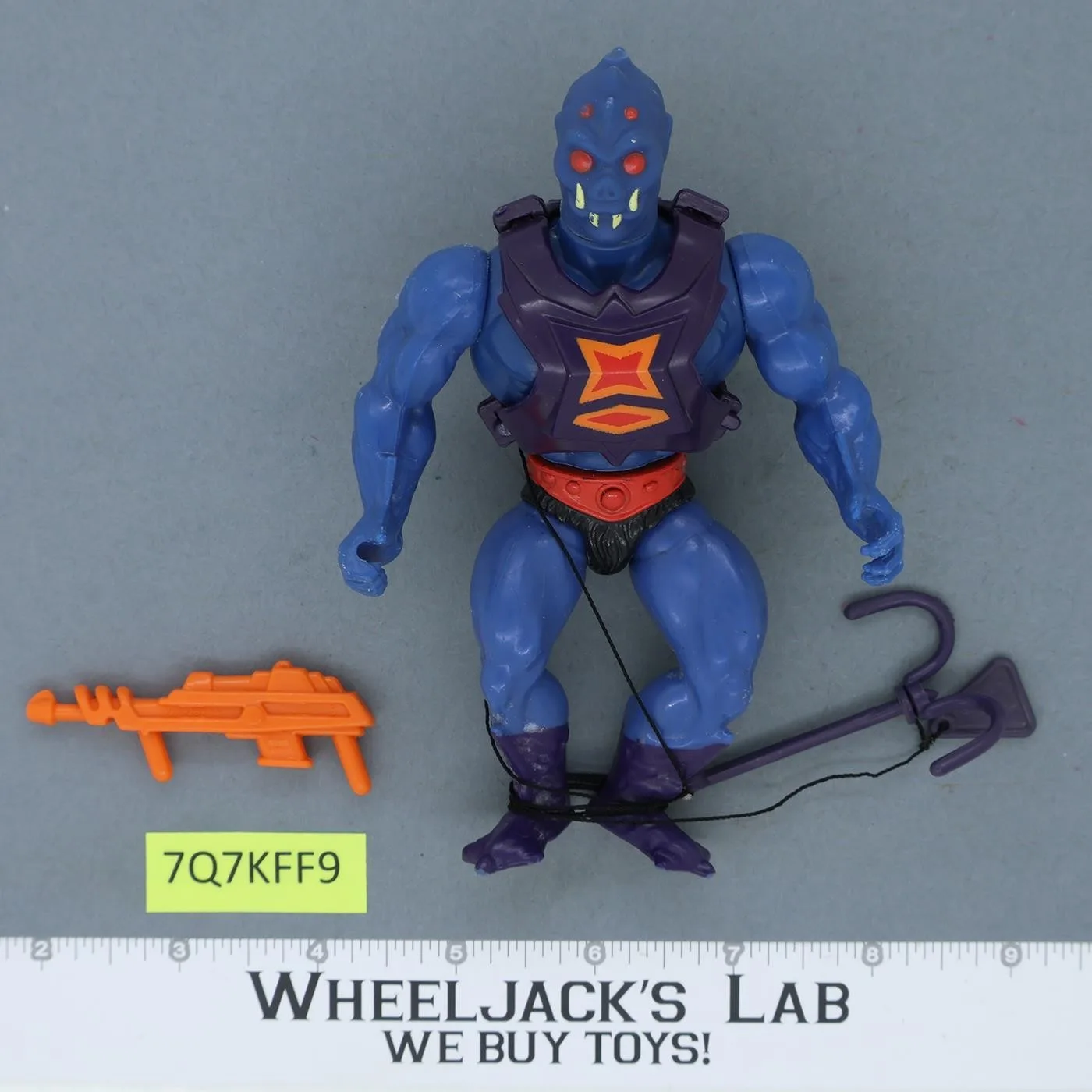 Webstor 100% Complete He-Man Mattel Masters of the Universe MOTU Mattel ...