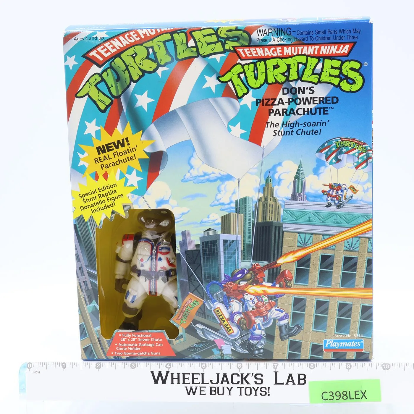 Don's Pizza-Powered Parachute Teenage Mutant Ninja Turtles Playmates ...