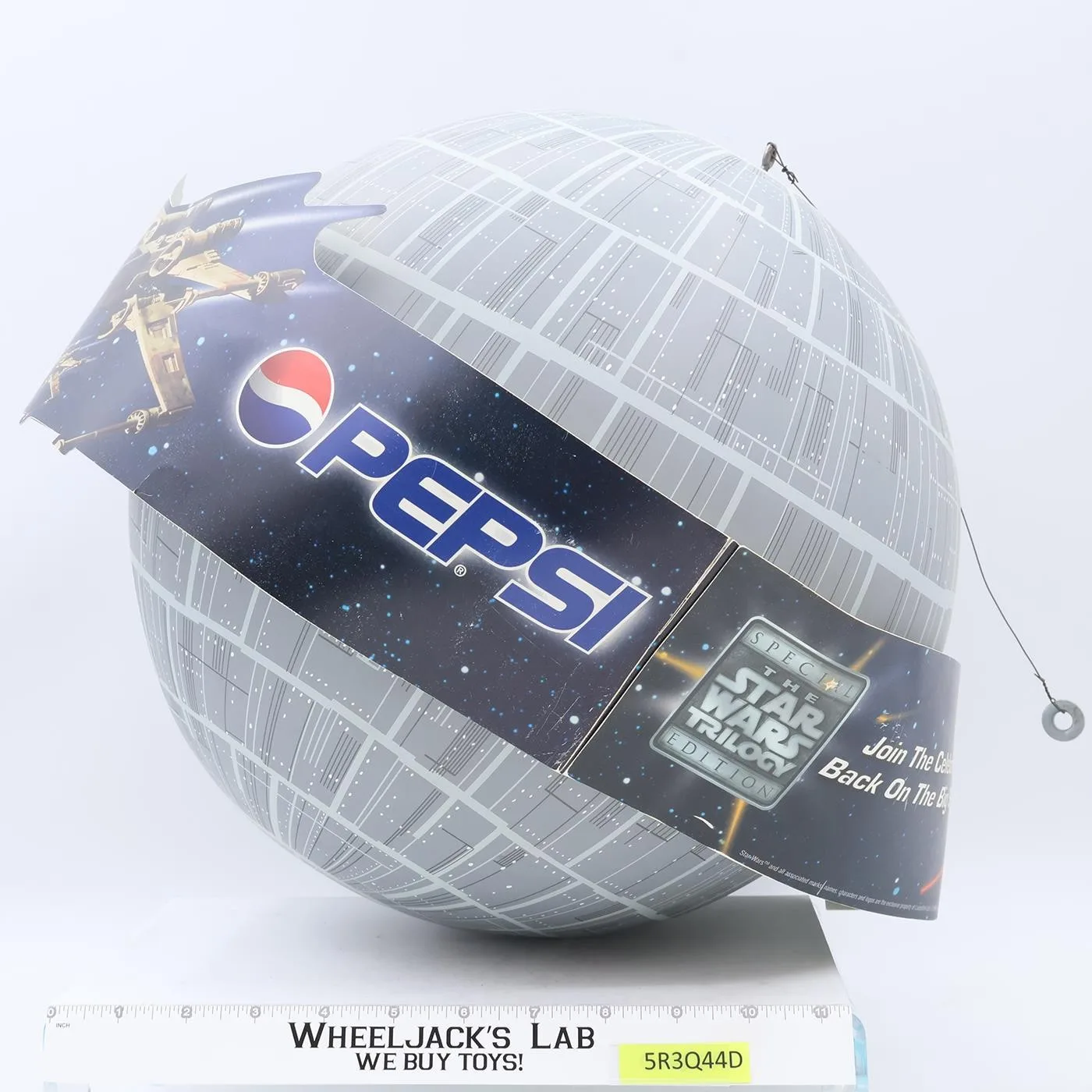 Star Wars Trilogy Rotating Death Star 1996 Pepsi Display Vintage ...