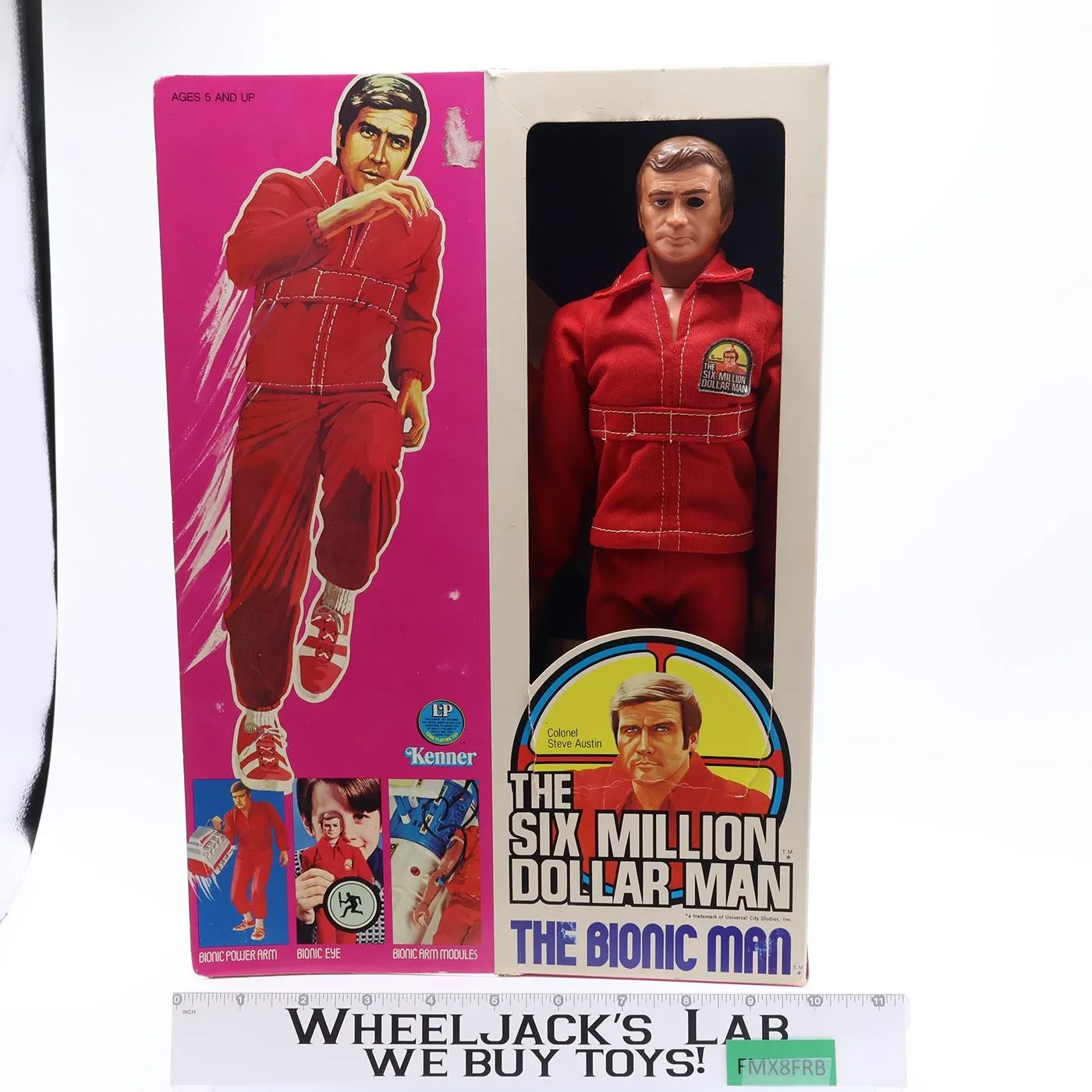 Colonel Steve Austin 13" W/ Bionic Arm Six Million Dollar Man 1973 ...