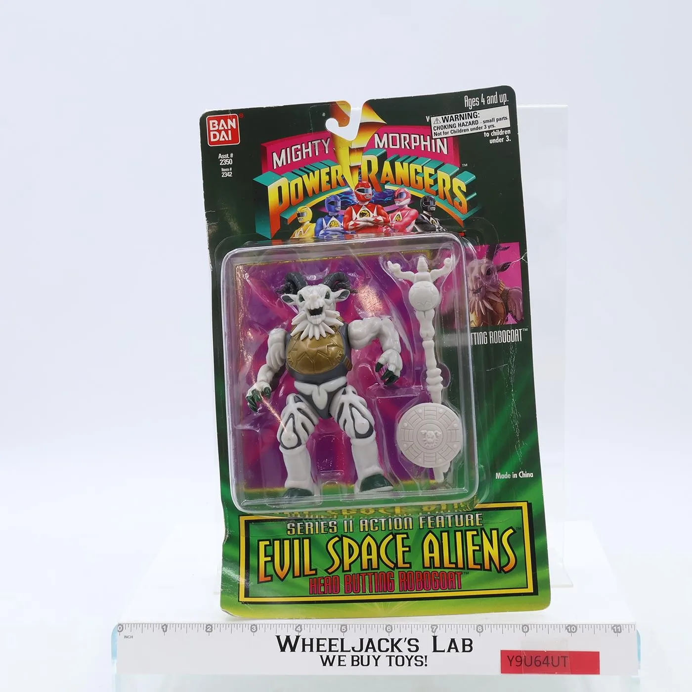 Head Butting Robogoat Mighty Morphin Power Rangers 1994 Bandai Figure ...