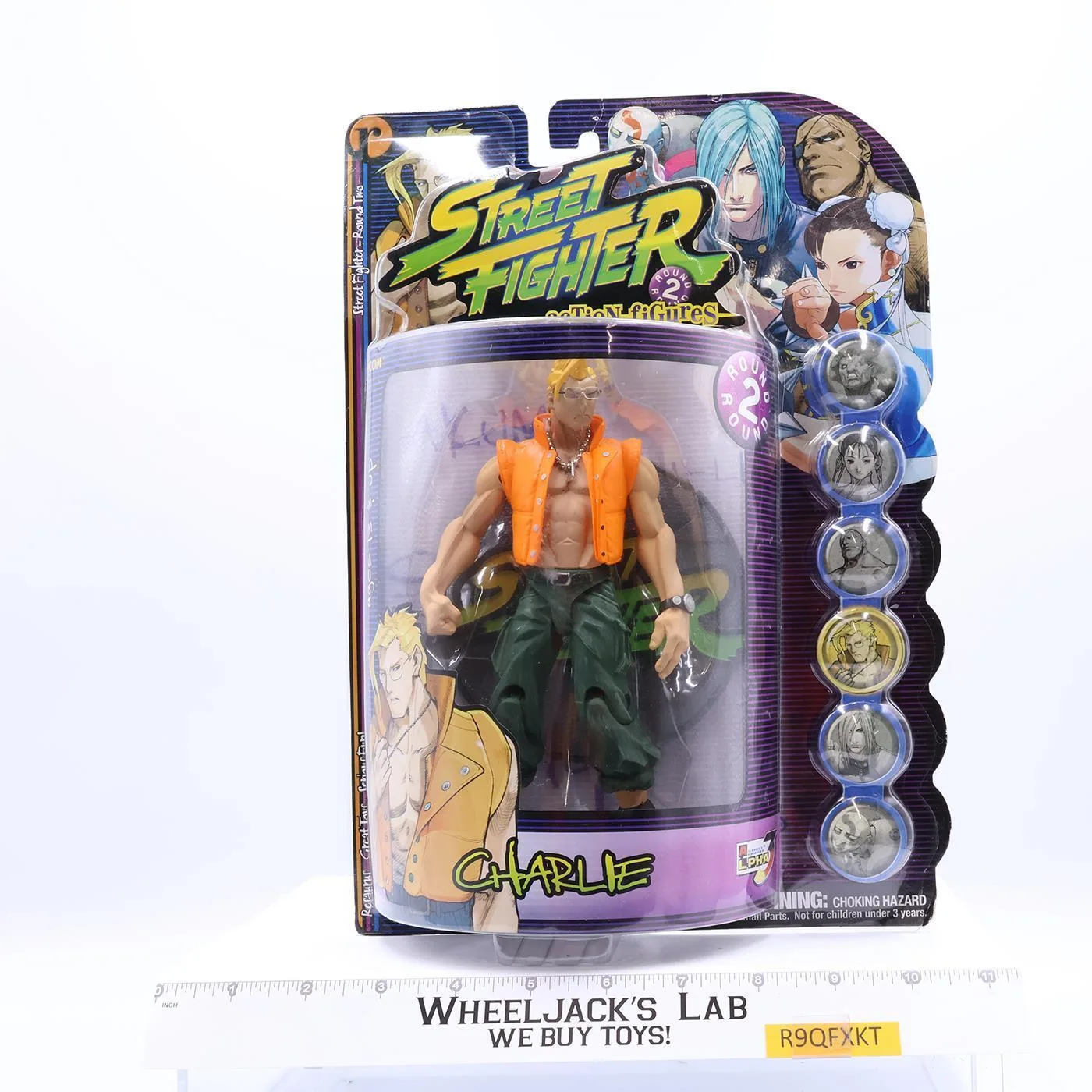 Charlie 8" Round 2 Street Fighter Alpha 3 Player 1 Resaurus CAPCOM 2000 ...