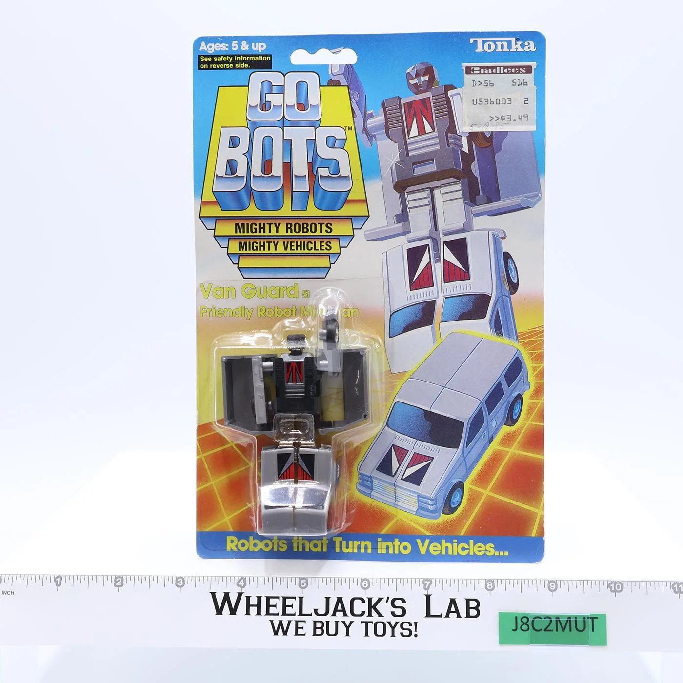 Van Guard Mini Van #7253 Mighty Robots Gobots Go Bots Tonka 1984 Vintage MOSC - Wheeljack's Lab