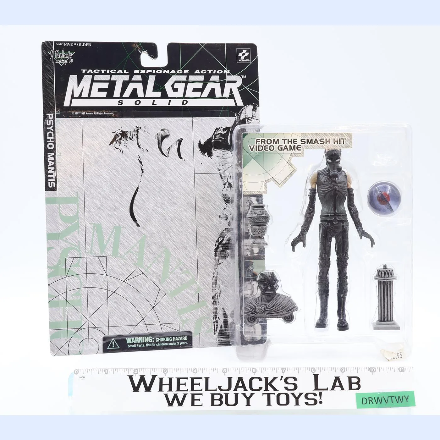 Psycho Mantis Metal Gear Solid W/Card & Bubble COMPLETE McFarlane Toys ...
