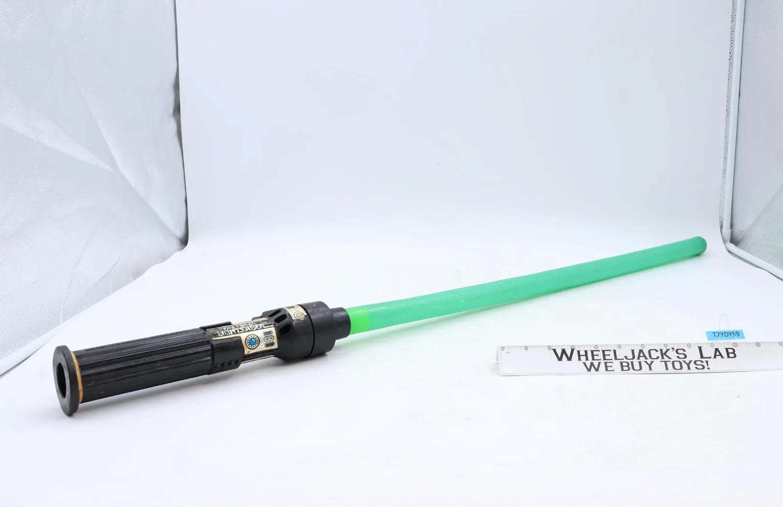 Green Lightsaber 43" Star Wars ROTJ / The Force 1980 Kenner Vintage ...