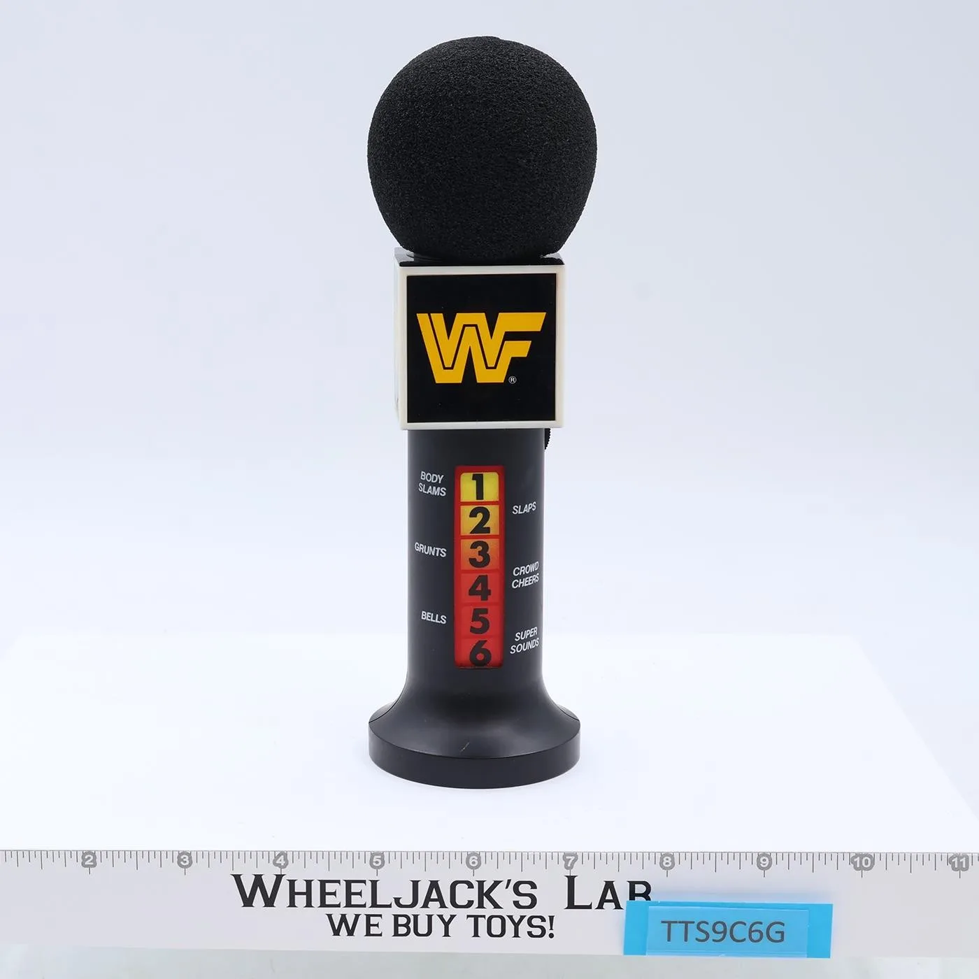 Official Electronic Microphone WORKS WWF Wrestling 1991 Playtime ...