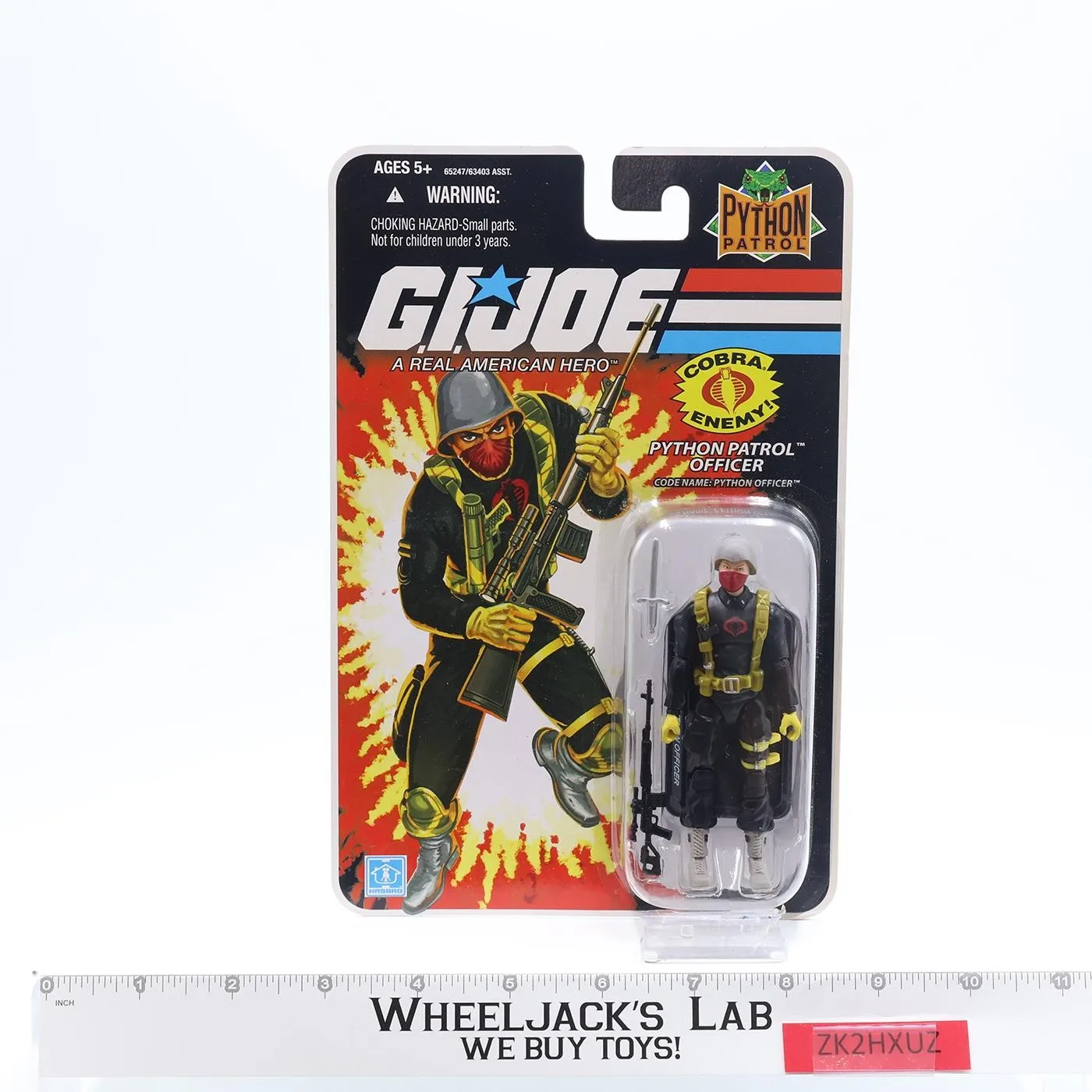 Python Officer GI Joe Python Patrol 2008 Hasbro Action Figure NEW ...