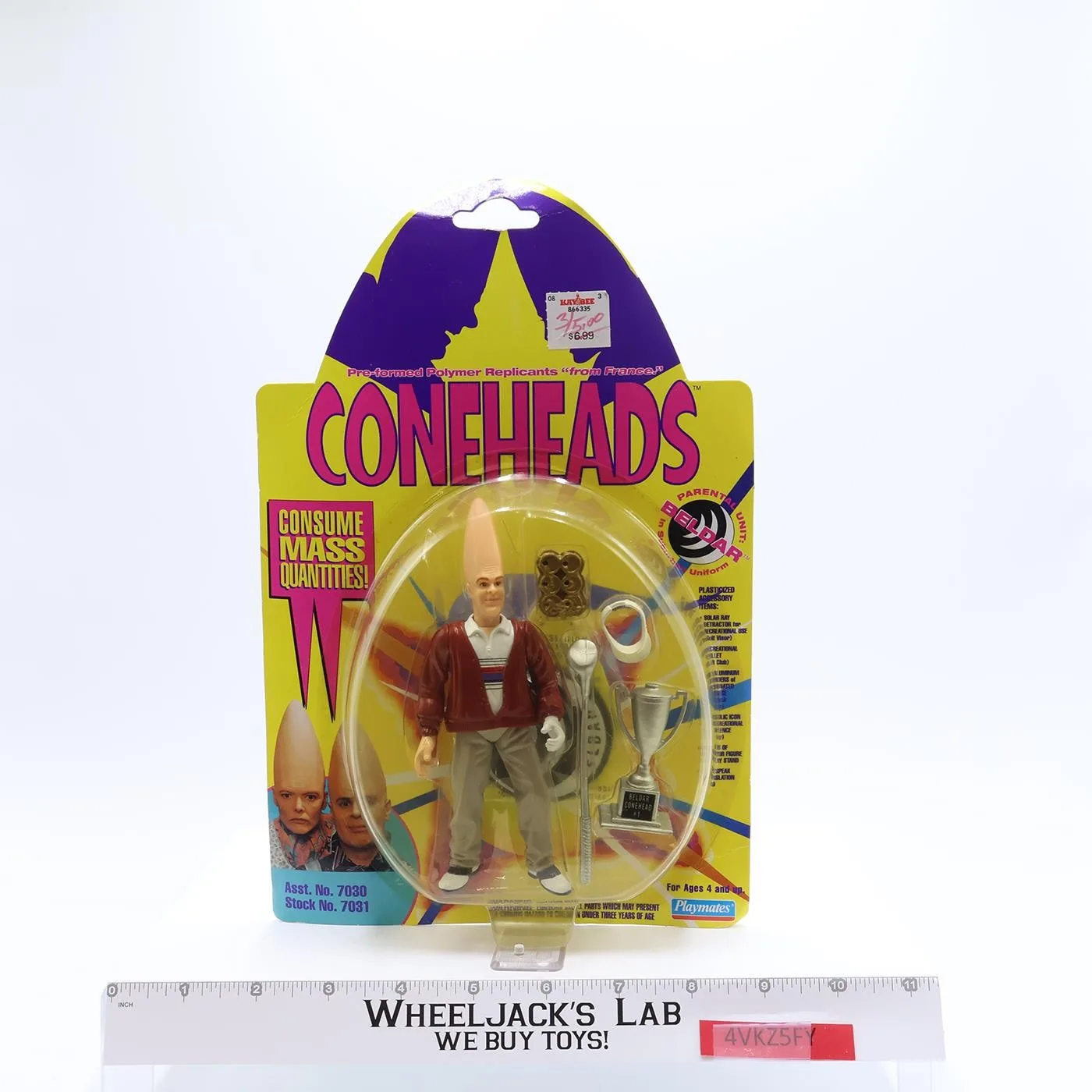 Beldar Suburban Uniform Coneheads Action Figure Parental Unit Playmates ...