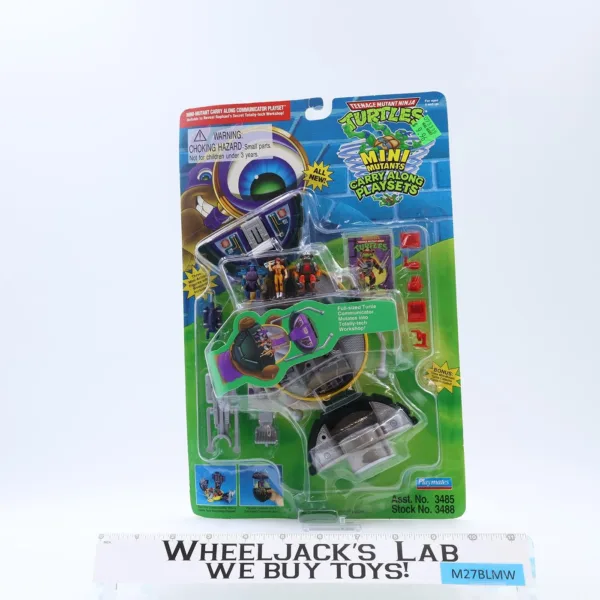 Carry Along Communicator Playset Mini Mutants TMNT 1994 Playmates NEW ...