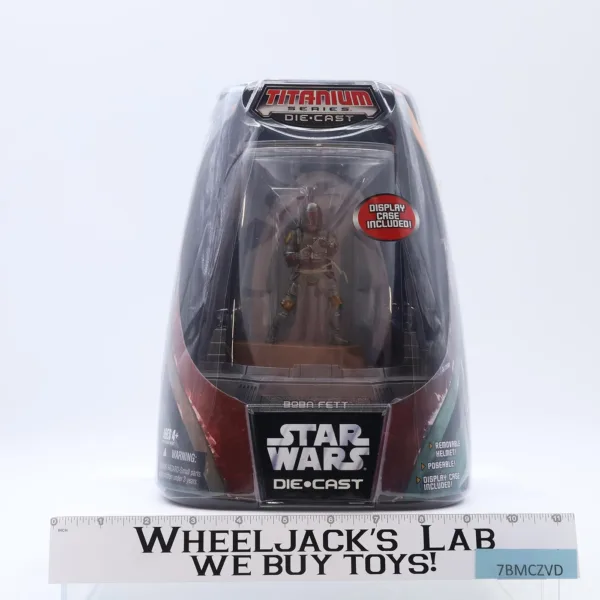 Boba Fett Die-Cast Titanium Series Star Wars 2005 Hasbro Figure NEW ...
