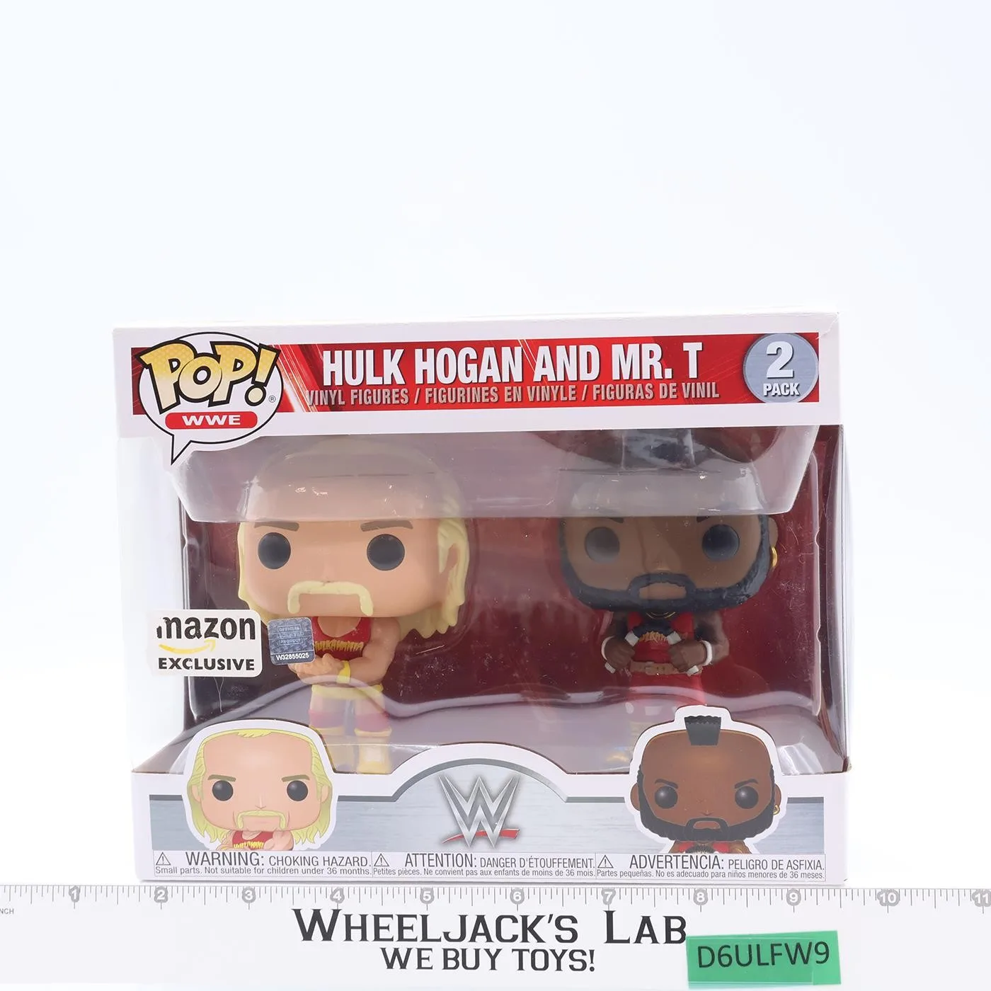Hulk Hogan & Mr. T 2-Pack WWE Wrestling Amazon Exclusive 2020 Funko Pop! NEW - Wheeljack's Lab