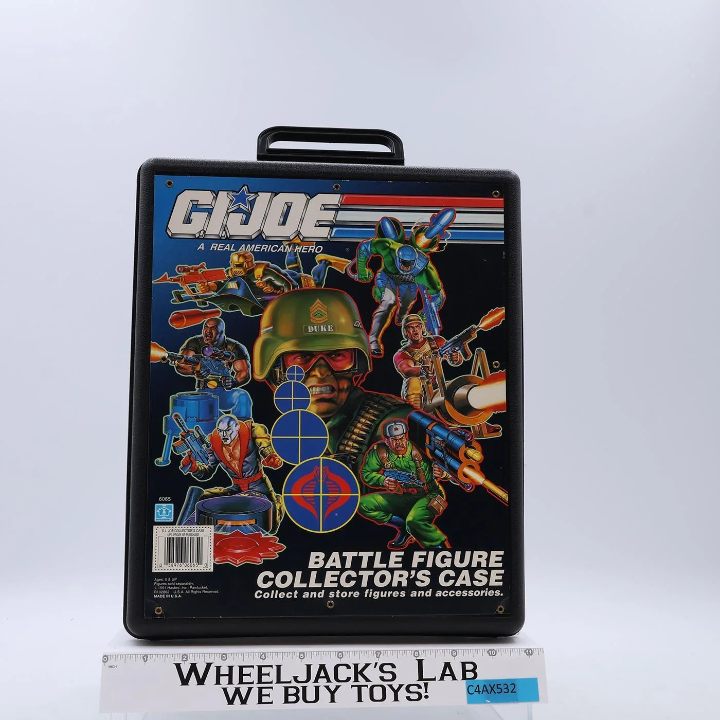 Battle Figure Collector's Case GI Joe 1991 Hasbro Vintage Storage Carry ...