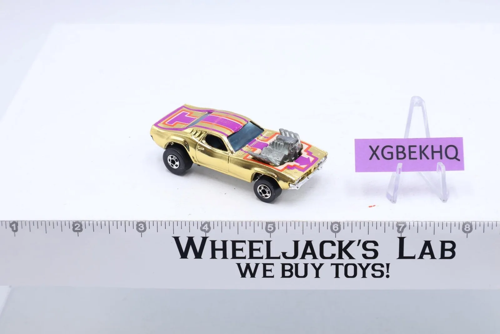 Rodger Dodger Gold Chrome 1970 Mattel Vintage Hot Wheels Blackwall Hong ...