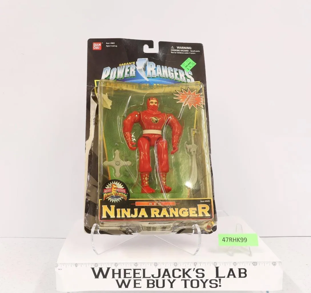 Red Ninja Ranger 100% Complete Power Rangers Power Playback 1999 Bandai ...