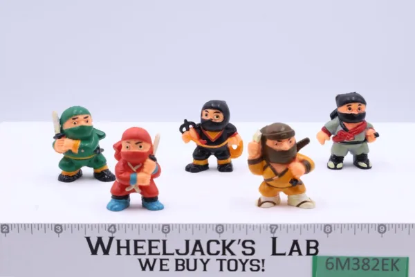 Lot of 5 Soma Ninja Fighters Kung Fu 1986 Vintage Action Figures ...