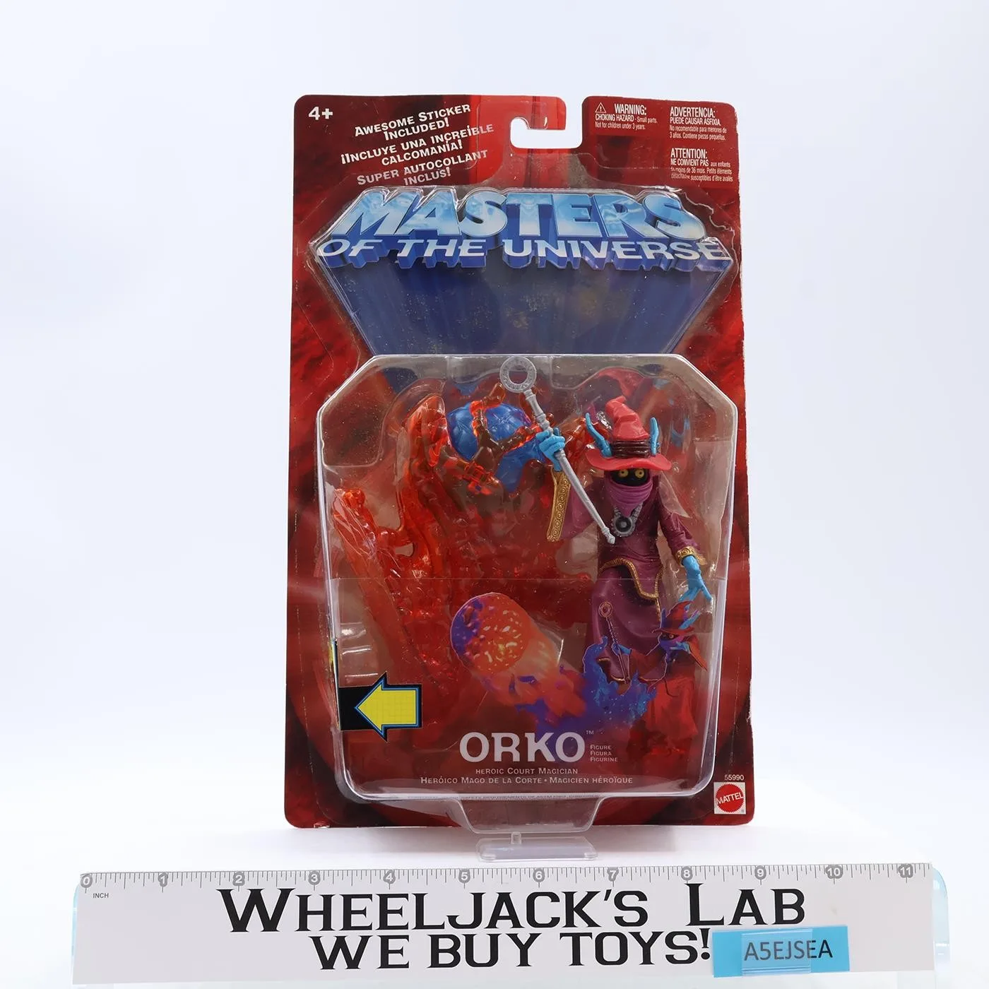 Orko He-Man 200X Masters Of The Universe MOTU 2002 Mattel NEW SEALED ...