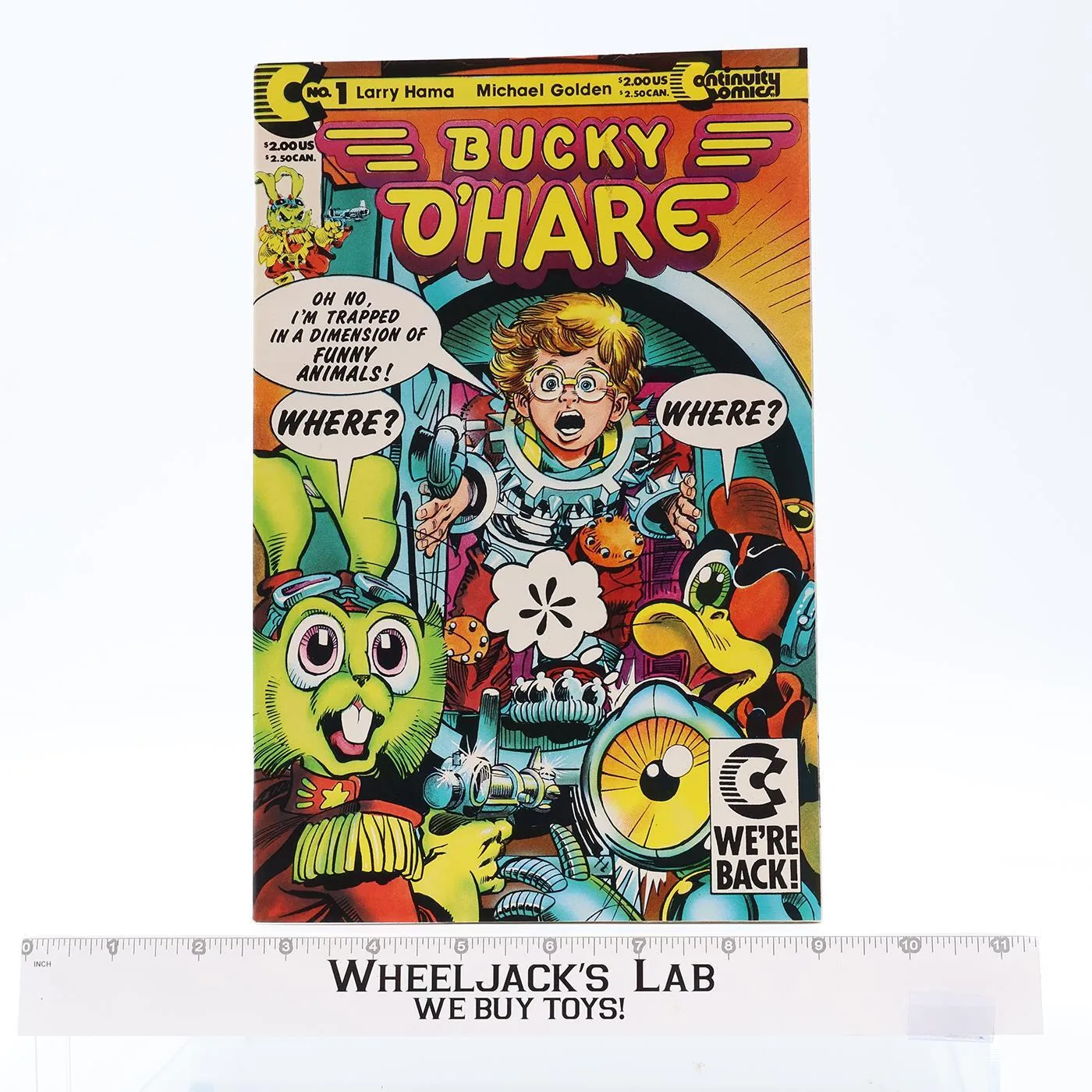 Bucky O' Hare No. 1 Comic Book Mint Continuity Comics 1991 - Wheeljack ...