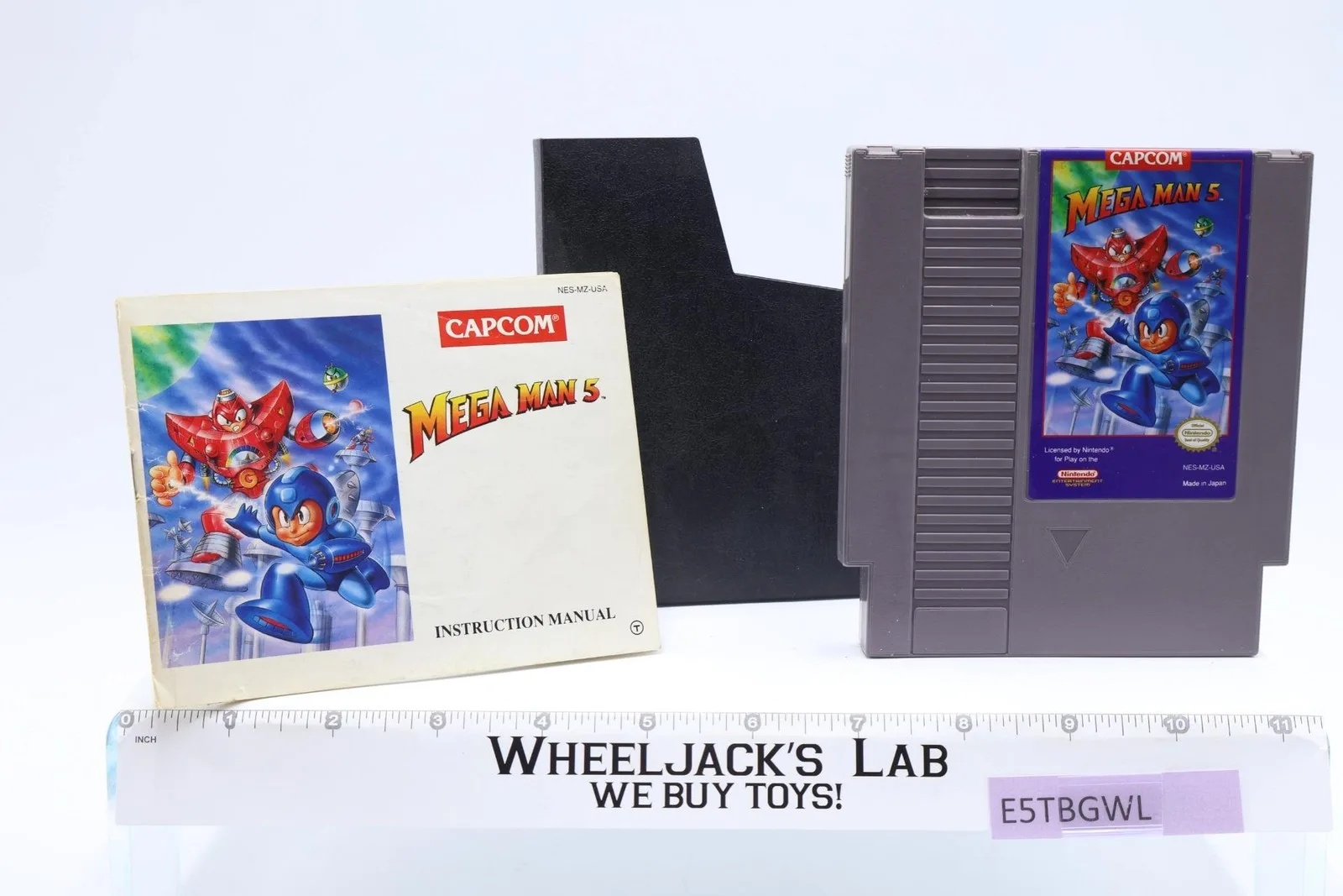 Mega Man 5 Nintendo Entertainment System NES CapCom 1992 Tested ...