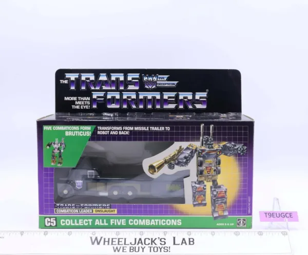 Onslaught 100% Complete W/ NICE FIGURE & BOX 1986 G1 Transformers ...