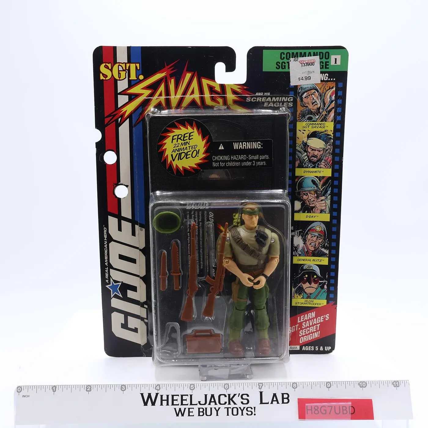 Commando Sgt. Savage GI Joe Sgt. Savage 2001 Hasbro Action Figure NEW ...