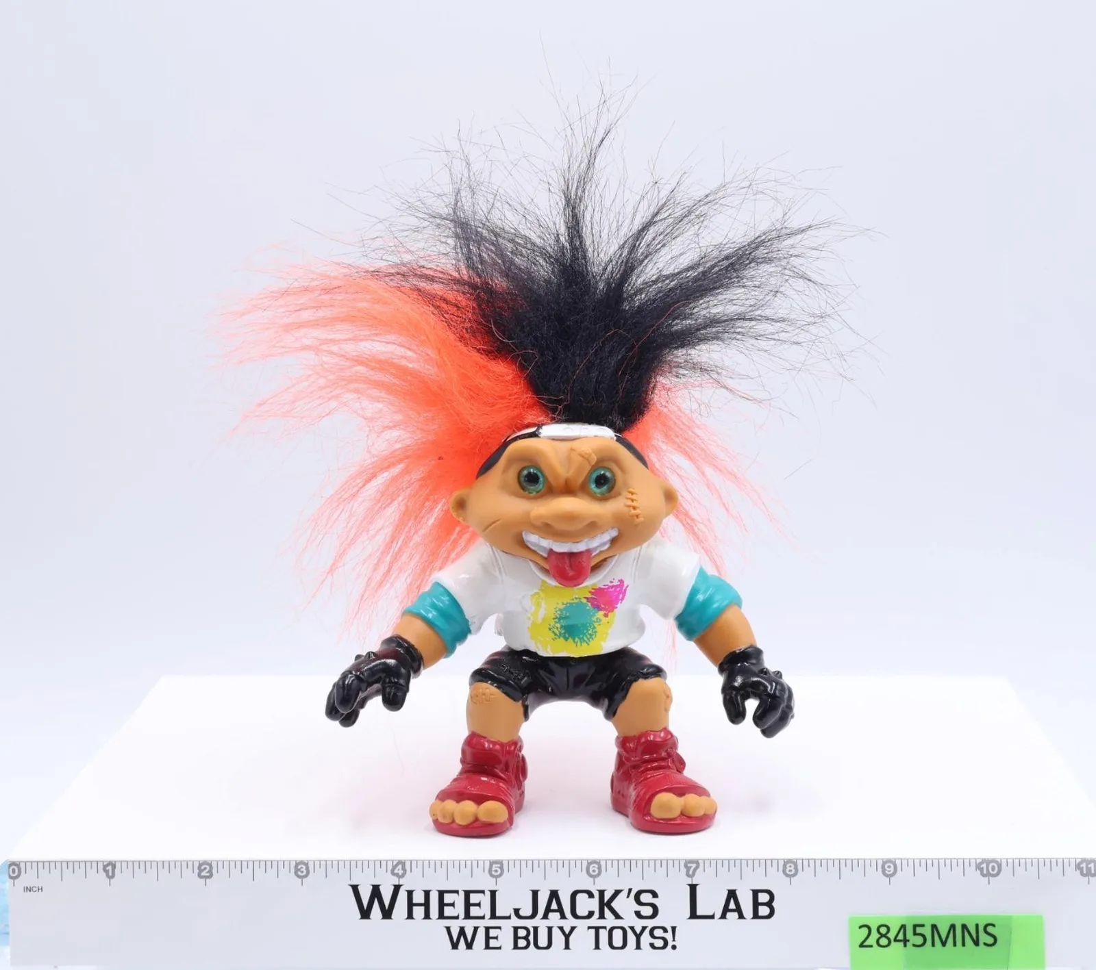 Battle Trolls Thrasher Skater Troll 5" Doll Hasbro 1992 - Wheeljack's Lab