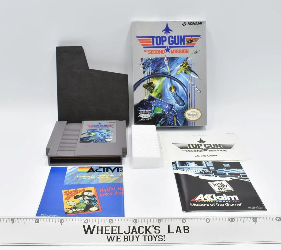 Top Gun The Second Mission Nintendo NES 1989 Konami Video Game ...