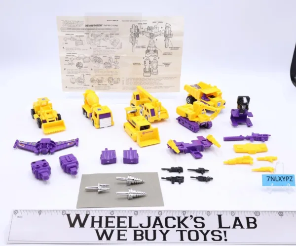 G2 Devastator 100% Complete 1993 Vintage Hasbro Transformers Action ...